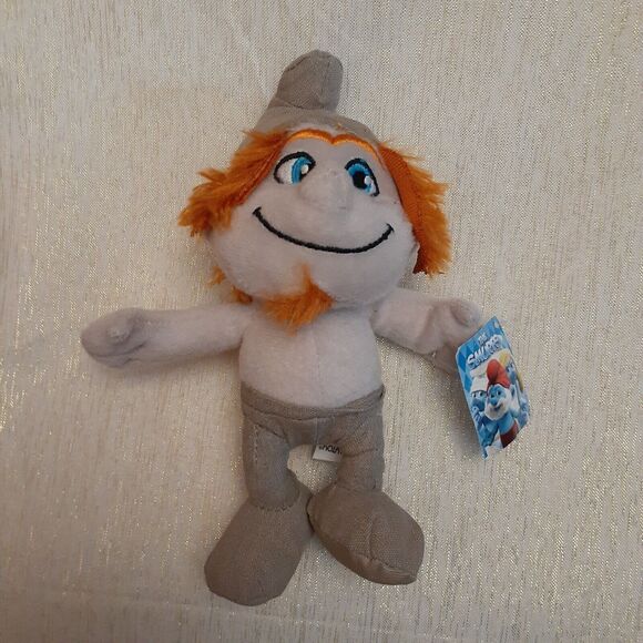 Kellytoy | Toys | The Smurfs Hackus Smurf Plush Gray Movie Stuffed Toy ...